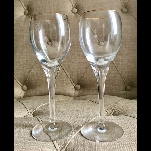Lenox | Dining | Lenox Erica Crystal Wine Goblet Glasses 4 | Poshmark